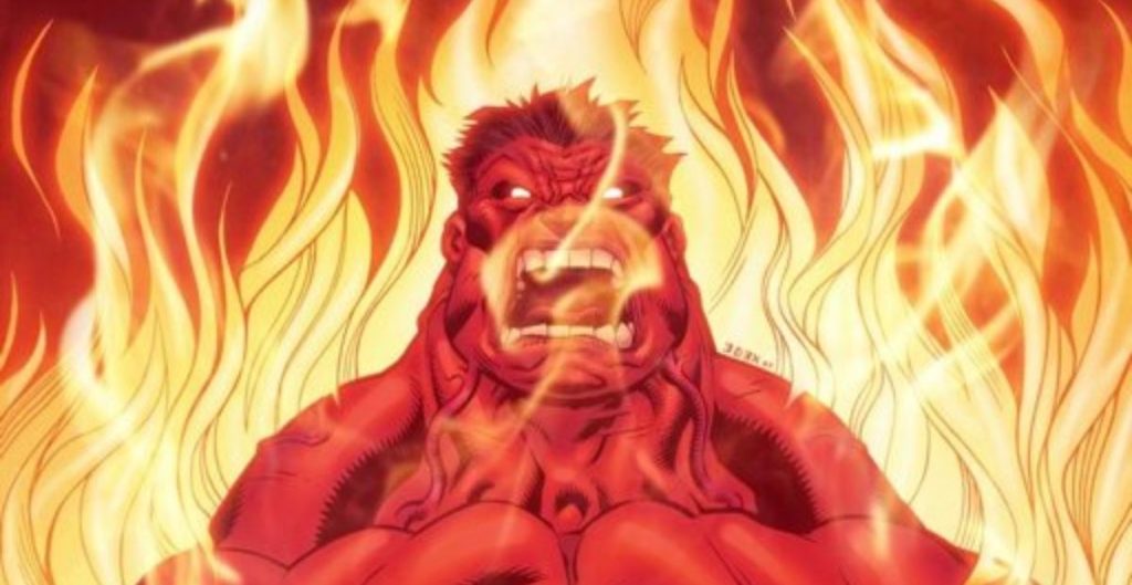 How Does Red Hulk Actually Catch on Fire? - FandomFevers